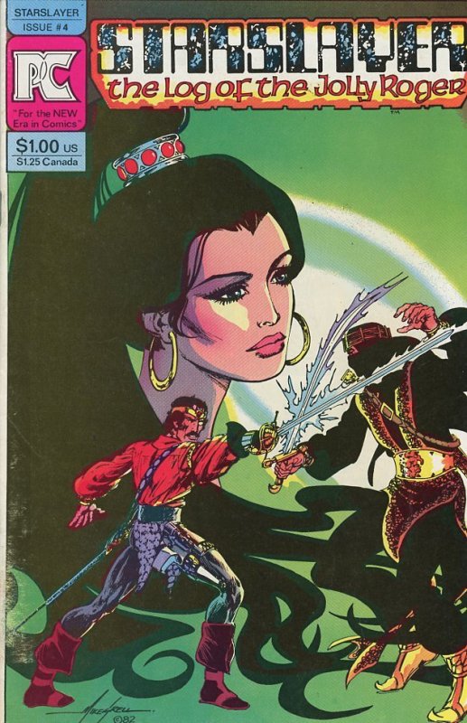 Starslayer 4 F/VF 1982 Mike Grell Story, Art, and Cover! Pacific Comics ...