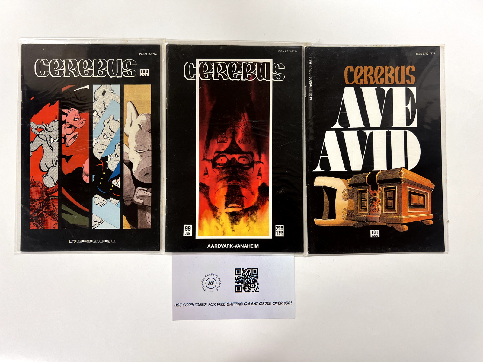 3 Cerebus Indie Comic Books # 99 100 101 8 JS18 | International - Comic ...