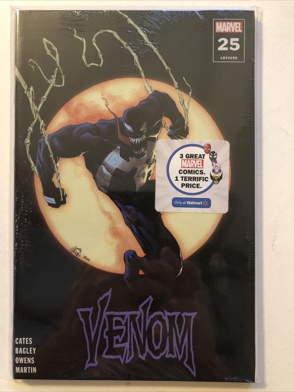 Venom # 25 Walmart 3 Pack Variant Sealed Marvel Comics Purple Stegman ...