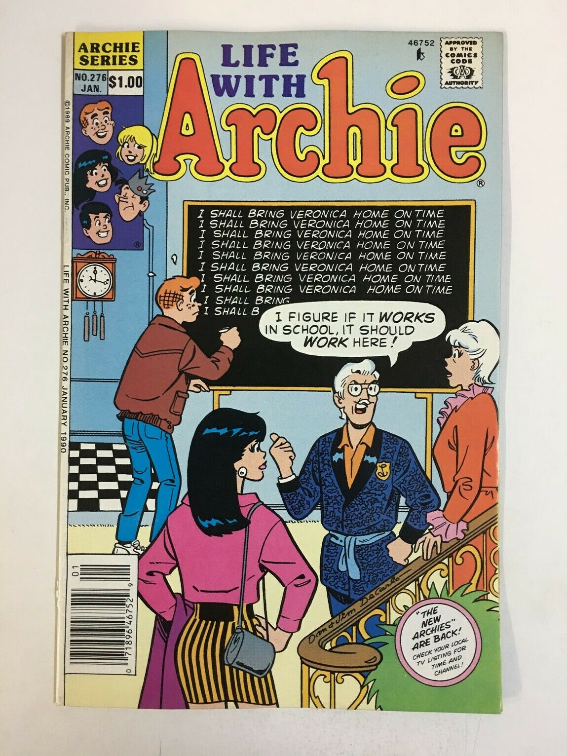 Life With Archie (1958- )276 Vf-Nm Jan 1990 Comics Book | Comic Books ...