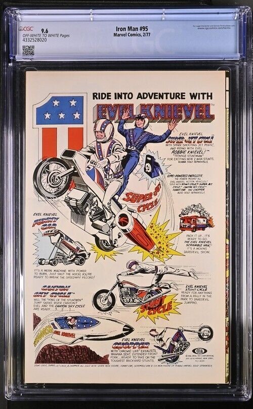 Iron MAN #95 CGC 9.6 Ultimo DON Perlin Jack Kirby | Comic Books ...