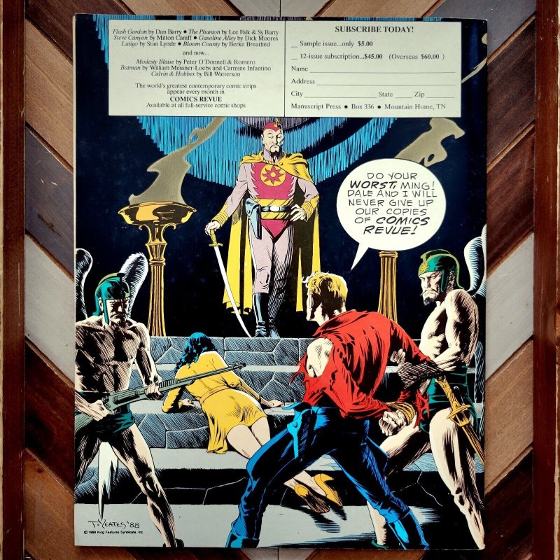 Comics Revue #47 VF- (1990) Modesty Blaise/ Batman / Phantom / Comics ...
