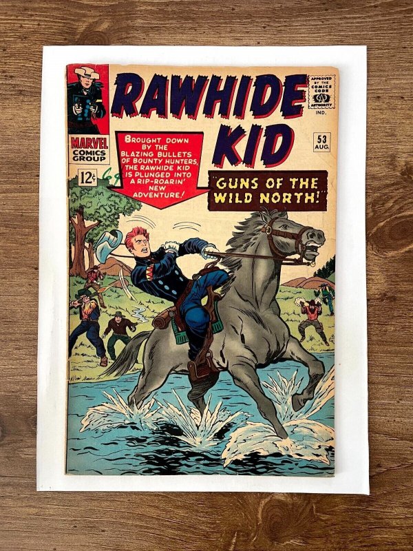 Rawhide Kid # 53 FN Marvel Comic Book Western Cowboy Silver Age Horse 5 ...