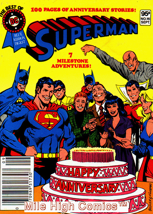 BEST OF DC COMICS DIGEST (1977 Series) #16 NEWSSTAND Fine Comics Book ...