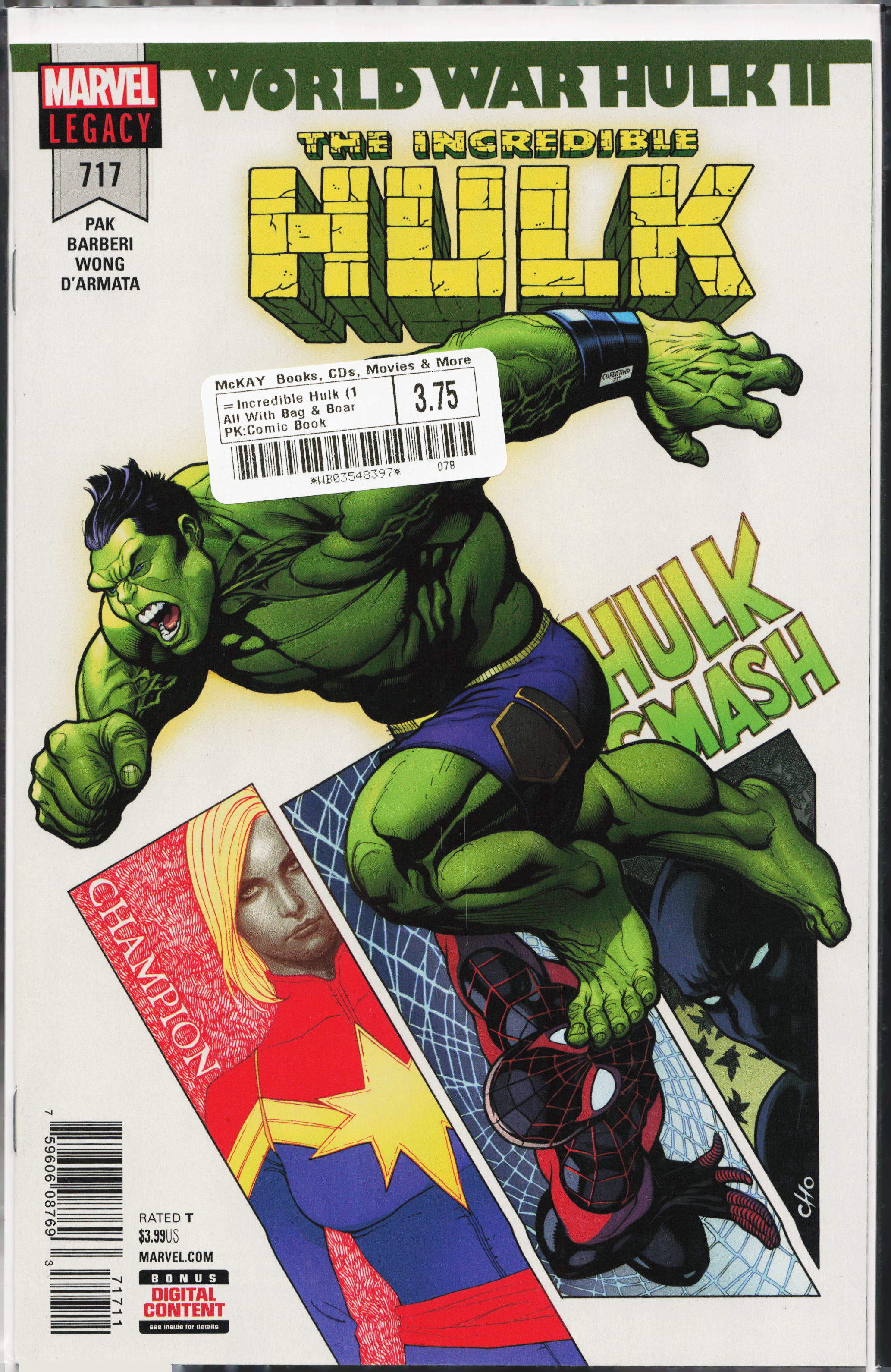 Incredible Hulk #717 (2018) | Comic Books - Modern Age, Marvel / HipComic