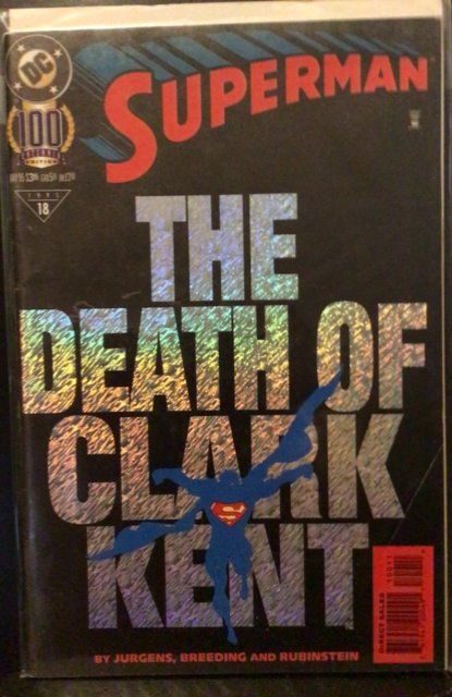 Superman #100 Holograhic Foil Cover (1995) | Comic Books - Modern Age ...