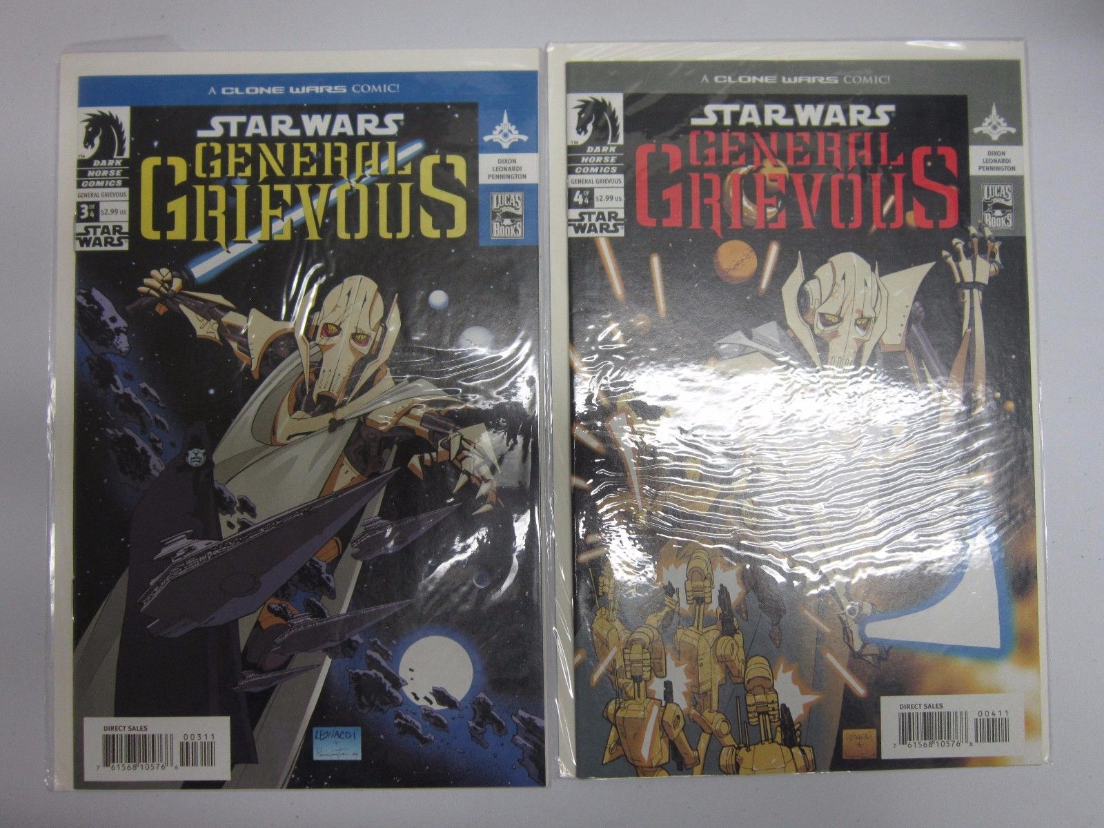 Star Wars General Grievous #1 to #4 - 8.0 or better - 2005 | Graphic ...