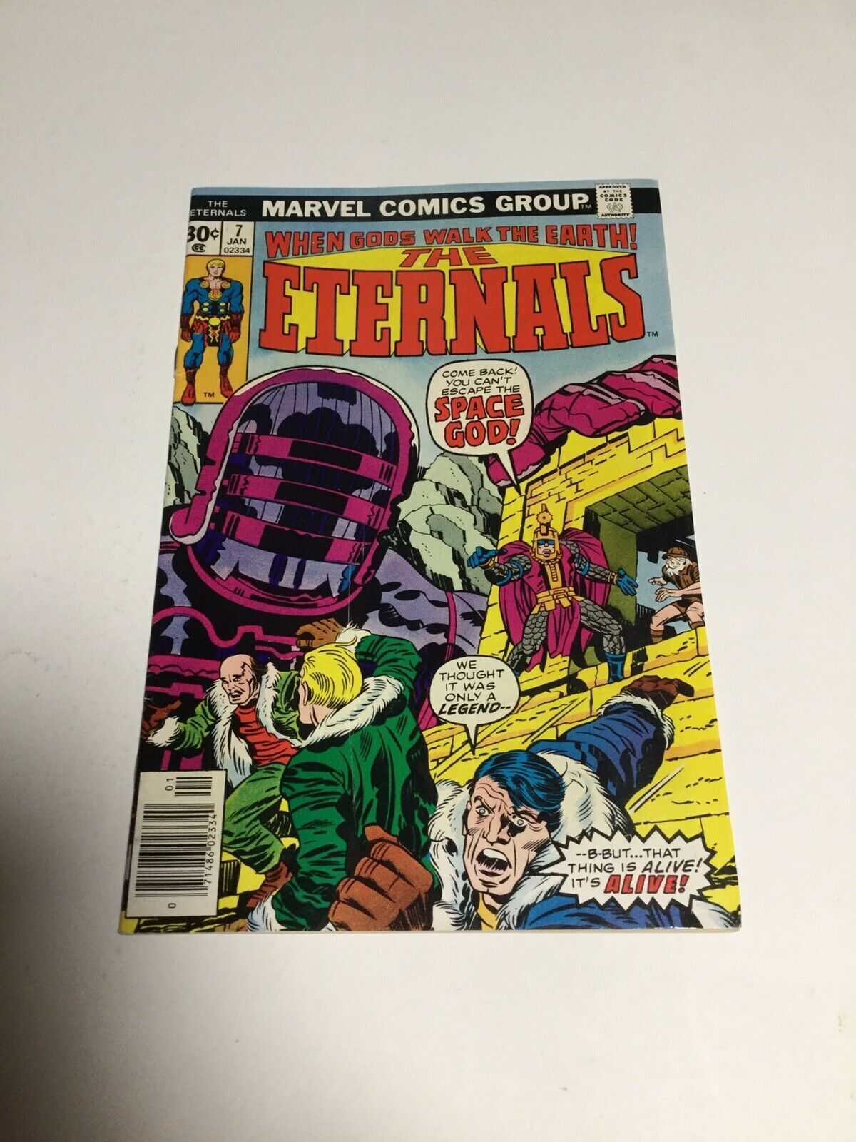 The Eternals #7 (1976) 1st ONE Above ALL Eson Jemiah Vg/Fn Very Good ...