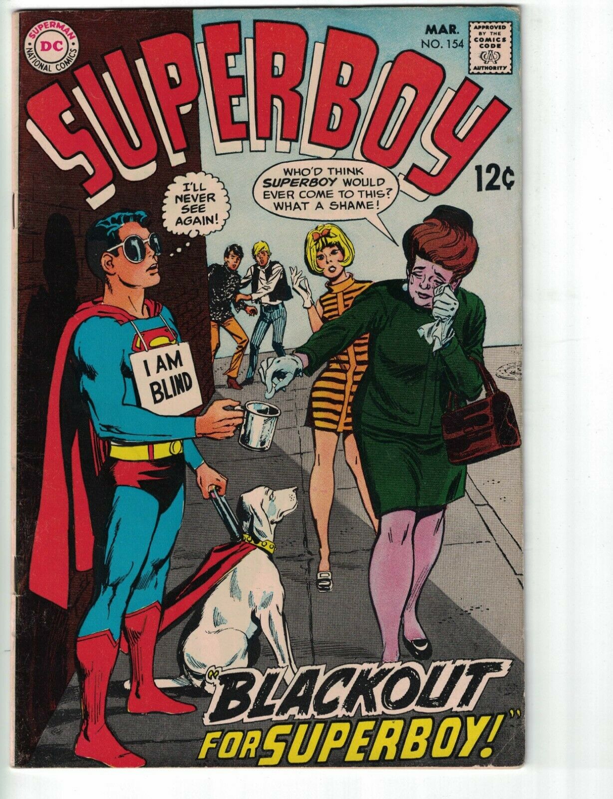 Superboy (1st Series) #154 VG; DC | low grade comic - save on shipping ...