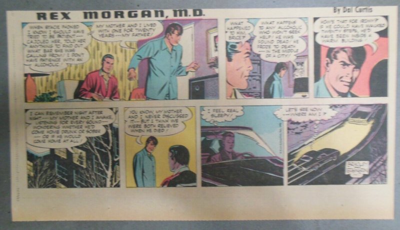 (36) Rex Morgan MD Sunday Pages by Bradley & Edgingston 1971 Thirds: 7. ...