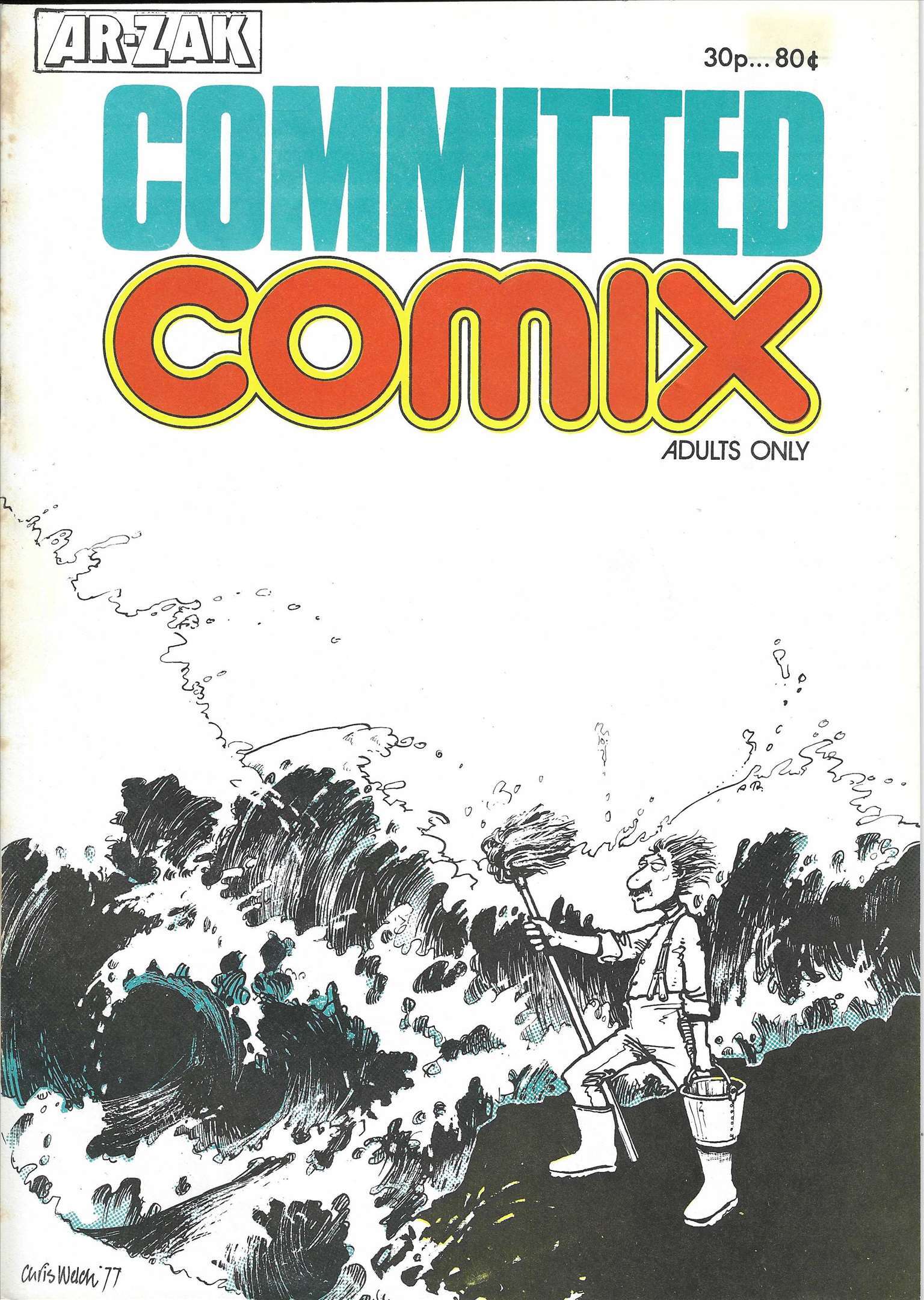 Committed Comix #1 VG ; Ar-Zak | low grade comic Underground Comix ...