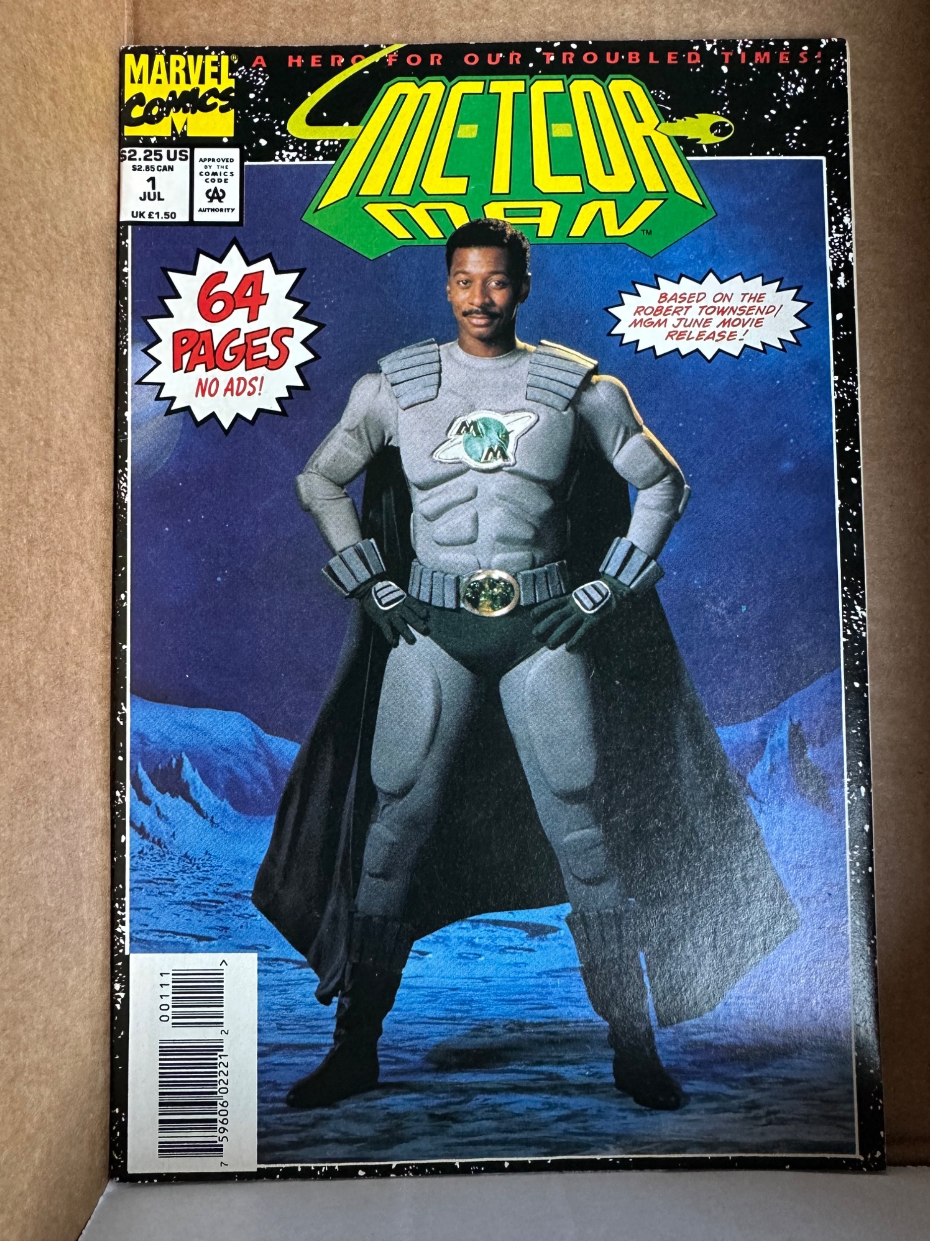 Meteor Man: The Movie HTF 90s Movie Photo Cover NM (1993) NEWSSTAND ...