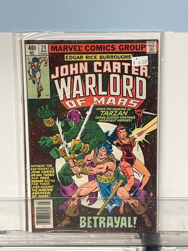 John Carter Warlord of Mars #24 (1979) | Comic Books - Bronze Age ...
