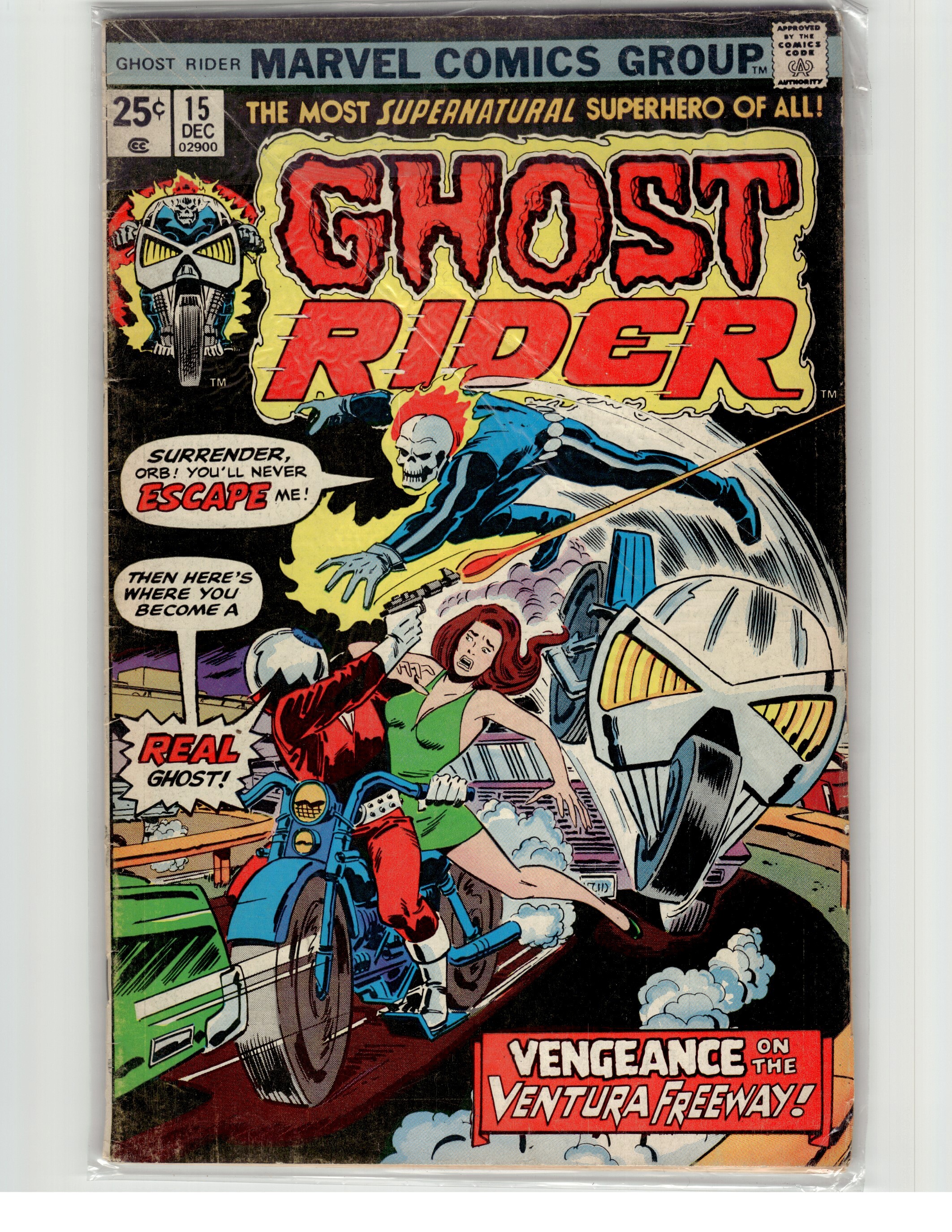 Ghost Rider #15 (1975) Ghost Rider | Comic Books - Bronze Age, Marvel ...