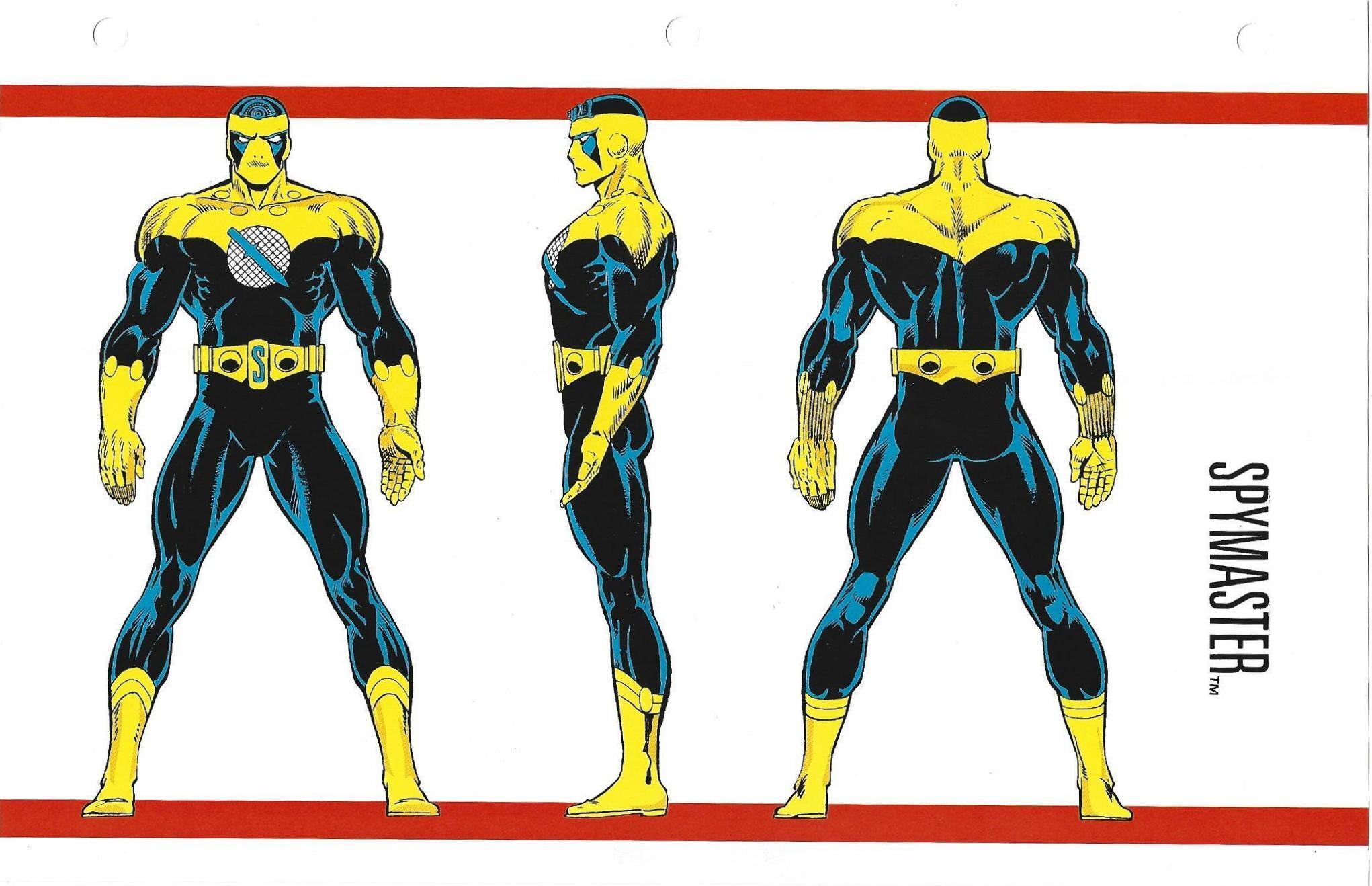 Official Handbook of the Marvel Universe Sheet - Spymaster | Comic ...
