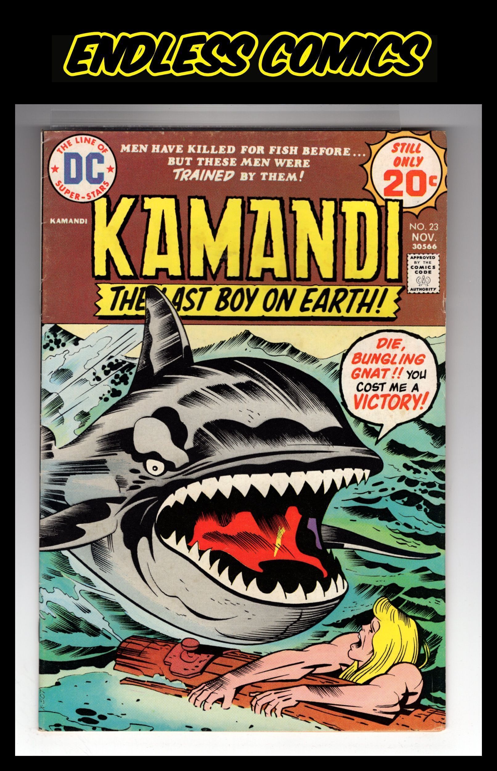 Kamandi, The Last Boy on Earth #30 (1975) FN+ Jack Kirby! Bronze DC ...