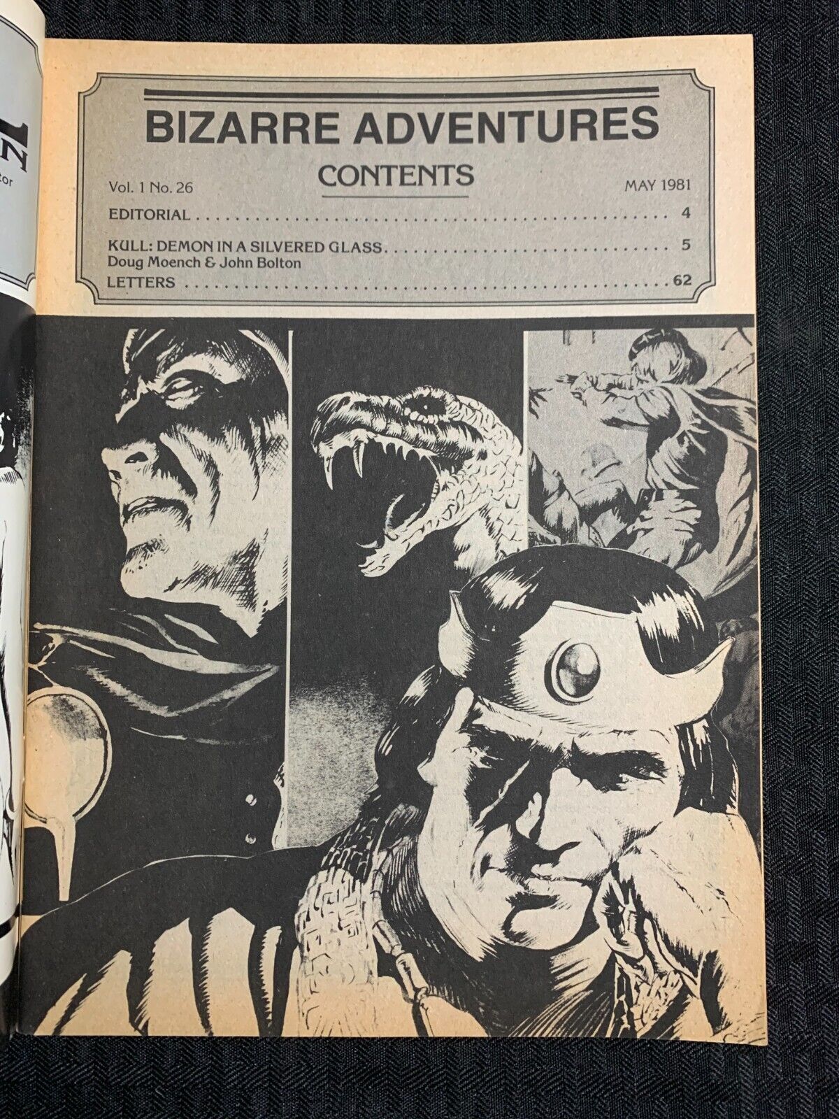 1981 BIZARRE ADVENTURES Magazine #26 VG/FN 5.0 Kull The Barbarian ...