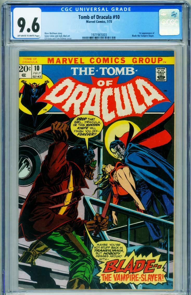 Tomb of Dracula #10 CGC 9.6 1973-First Blade the Vampire Hunter ...
