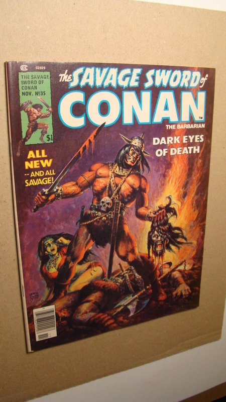 Savage Sword of Conan 35 **Hi-Gr** Classic Decapitation Chan Cover ART ...