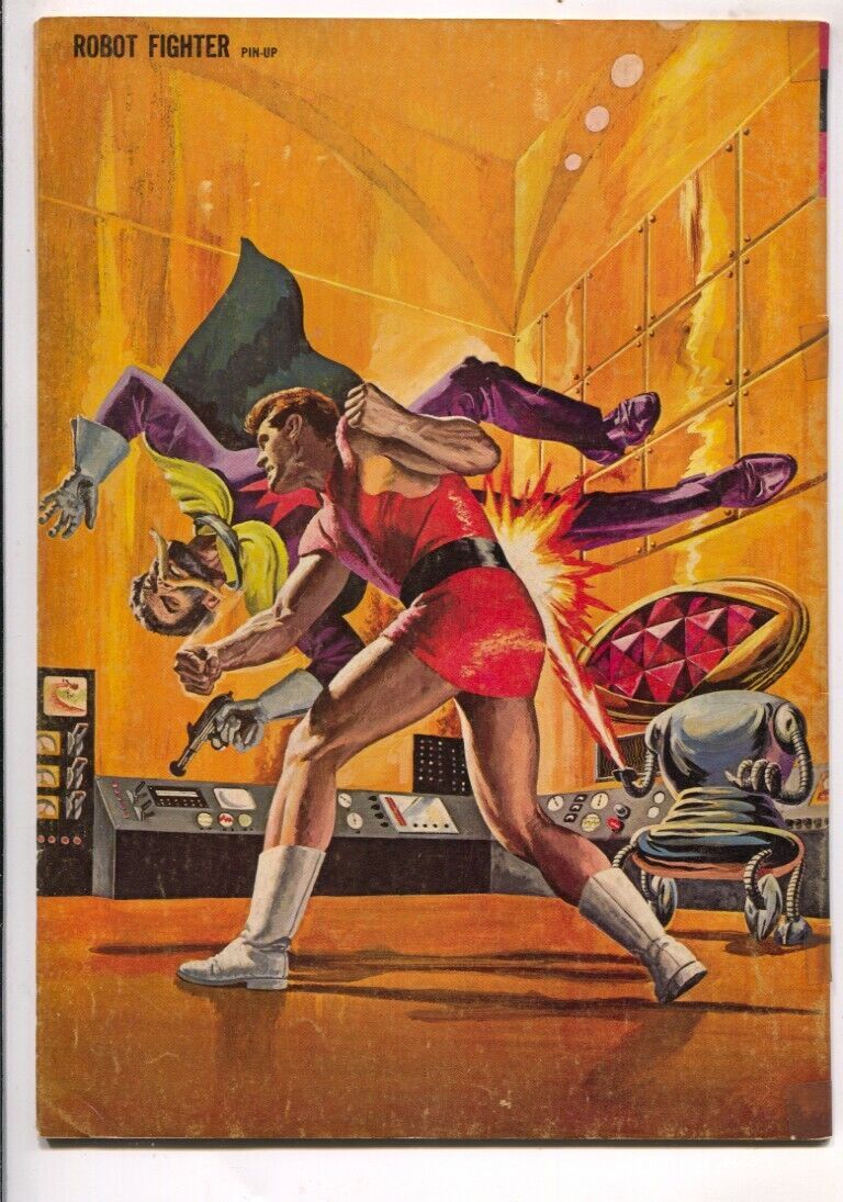 Magnus Robot Fighter #7 1964-Gold Key-Russ Manning-back cover pin-up-VG ...