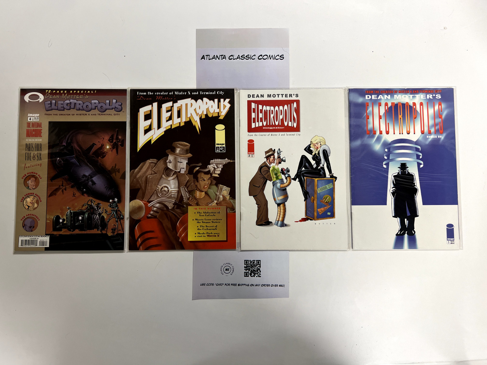4 Electropolis Image Comic Books # 1 2 3 4 64 JS22 | Comic Books - Modern Age / HipComic