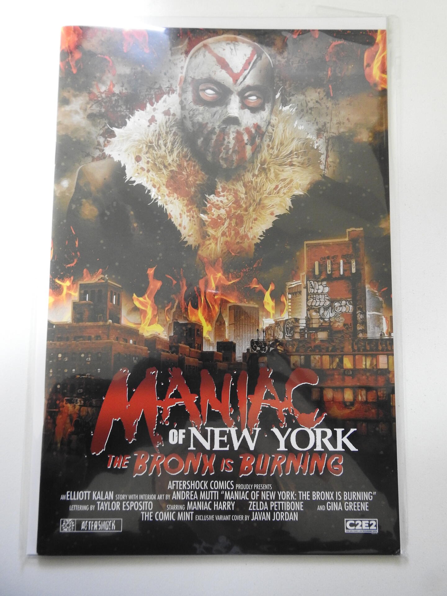 Maniac of New York: The Bronx is Burning #1 Javan Jordan Variant ...