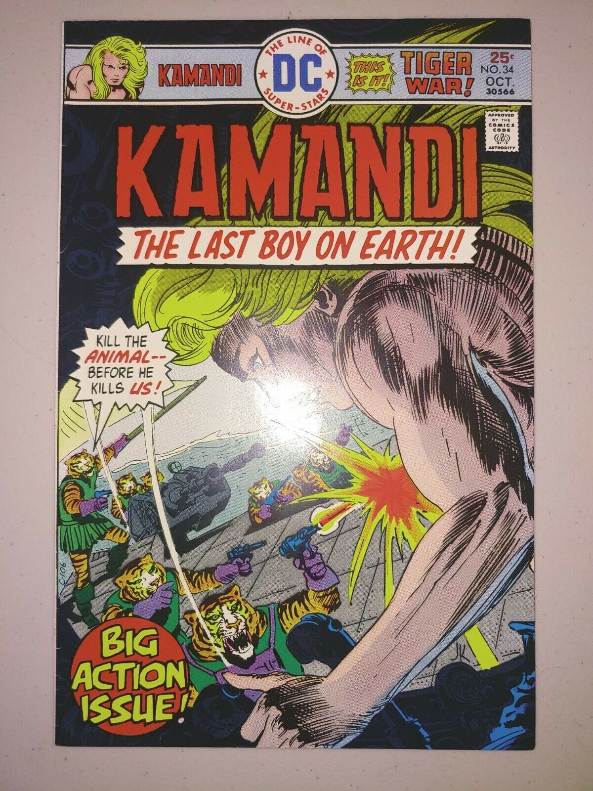 Kamandi "The Last Boy on Earth!" #34 VF+ DC Comics | Comic Books ...