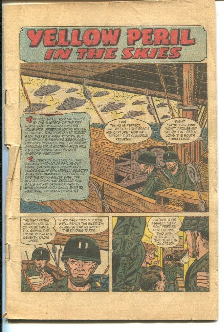 Atom-Age Comics #2 1952-St John-sci-fi story-fight the commies-flying ...