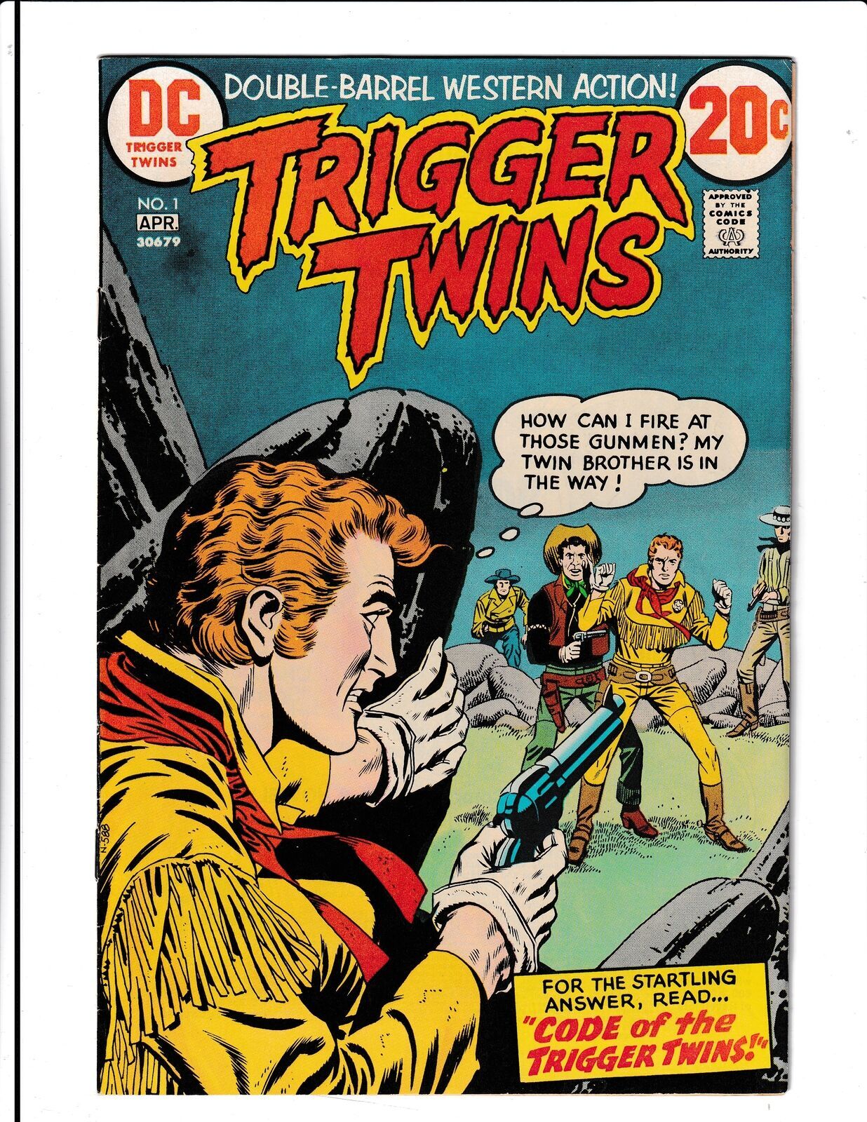 Trigger Twins #1 (1973) DC Comics | Comic Books - Bronze Age, DC Comics ...
