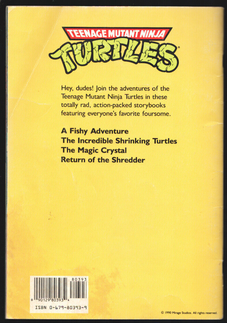 Teenage Mutant Ninja Turtles 1990-Random House-A Fishy Adventure ...