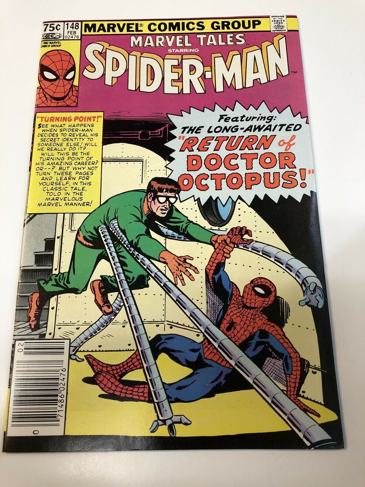 Marvel Tales Spider-man (1983) # 148 (NM) Canadian Price Variant CPV ...