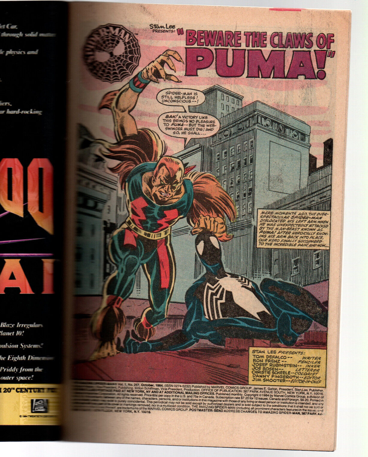 Amazing Spider-Man #257 newsstand - 1st Ned Leeds as Hobgoblin - KEY ...