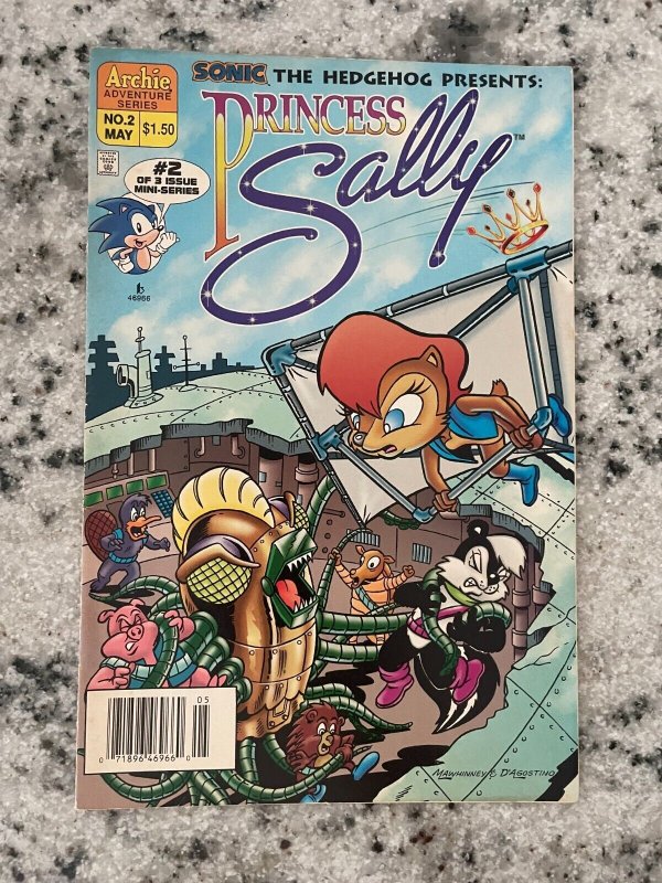 Princess Sally # 2 VF/NM Archie Comic Book Sonic The Hedgehog Presents ...