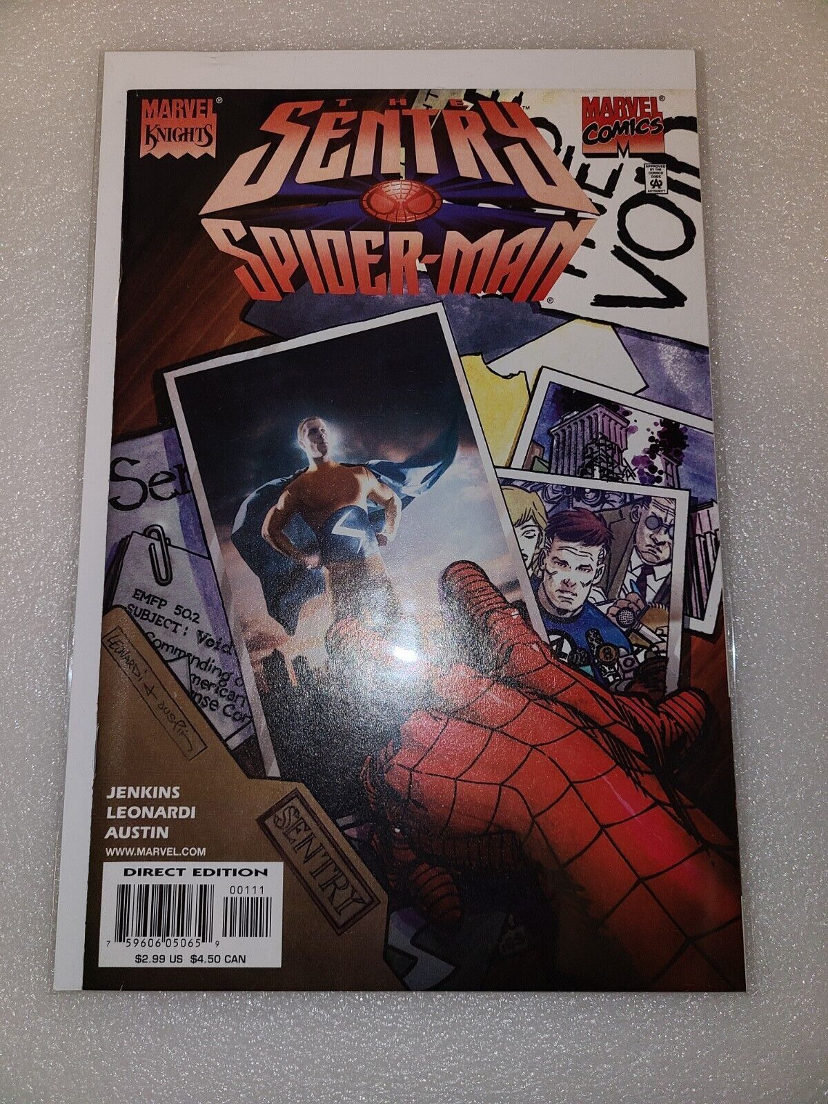 The Sentry / Spider-Man February 2001 Marvel Spiderman Comic Book VF ...