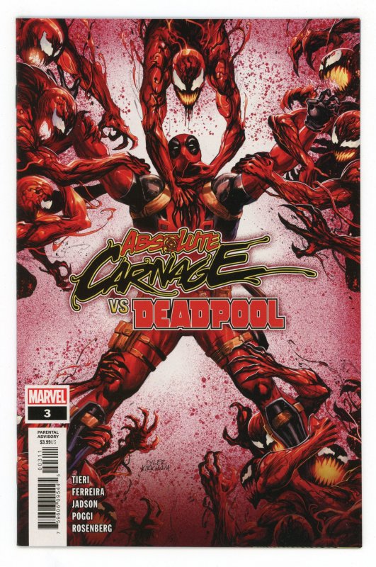 Absolute Carnage vs. Deadpool #3 Tyler Kirkham Variant NM | Comic Books ...