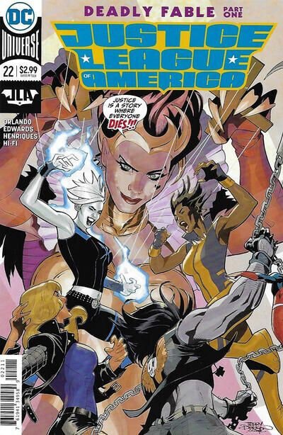 Justice League of America #22 Cover Queen of Fables art by Terry ...