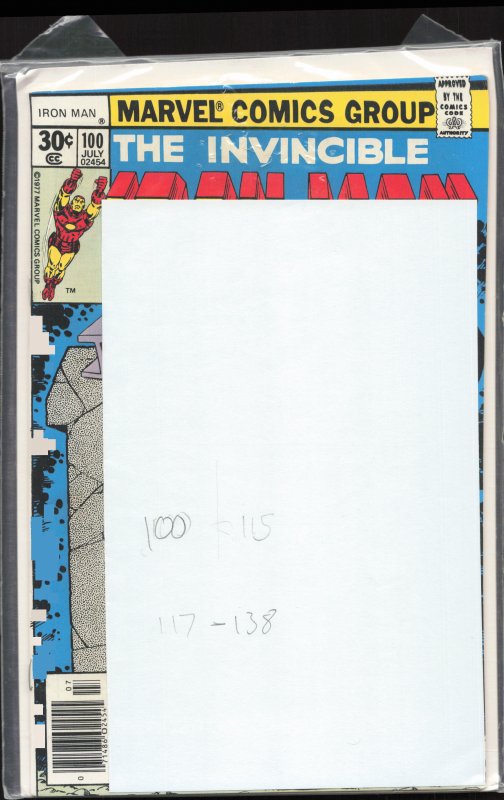 Iron Man #100 (1977) Iron Man | Comic Books - Bronze Age, Marvel, Iron ... Iron Man #100 (1977) Iron Man | Comic Books - Bronze Age, Marvel, Iron ...
