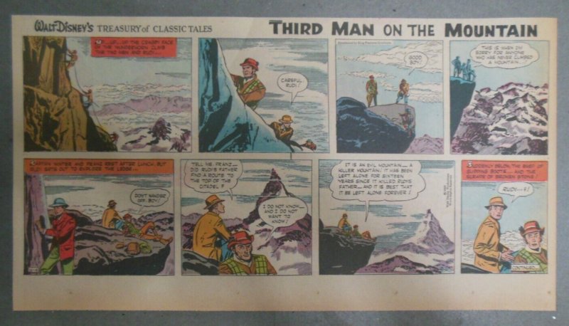 Walt Disney's "Third Man on the Mountain" from 10/4/1959 Size: ~7.5 x ...