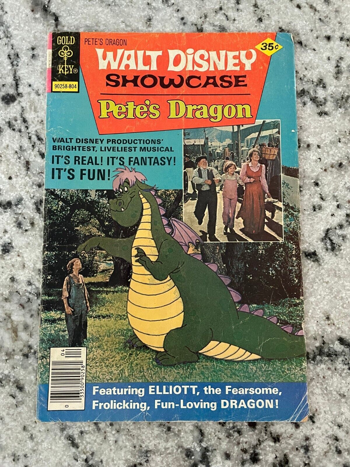 Walt Disney Showcase # 43 VG Gold Key Comic Book Pete's Dragon Photo ...