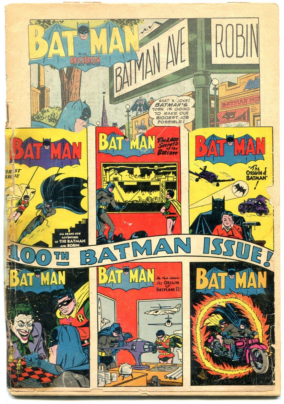 Famous Batman Comic Strip