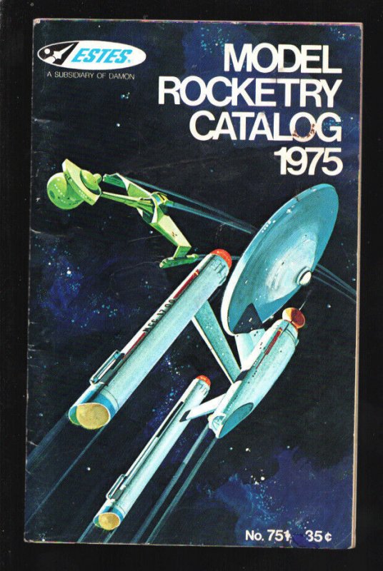 Model Rocketry Catalog #751 1975-Star Trek cover-50 pages of rockets ...
