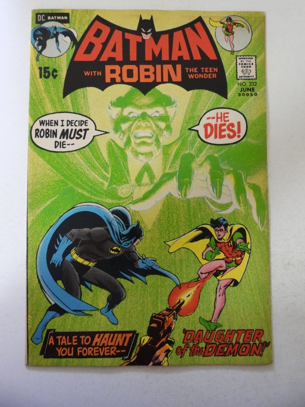 Batman #232 (1971) 1st App of Ra's Al Ghul! VF- Condition | Comic Books ...