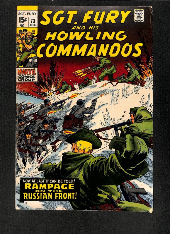 Sgt. Fury and His Howling Commandos #73 | Full Runs & Sets, Marvel, Sgt ...