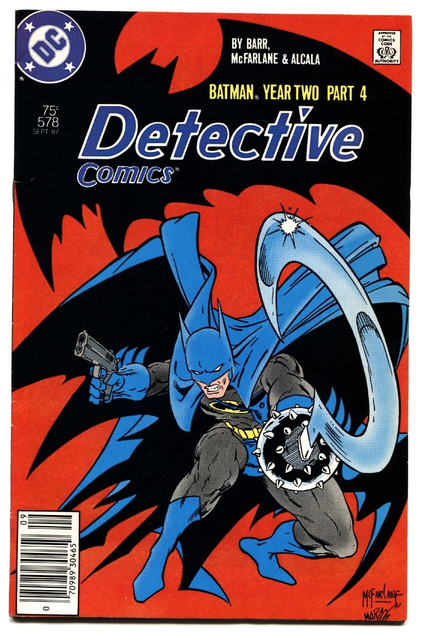 Detective Comics #578 1987 Batman Macfarlane Cover ART VF | Comic Books ...