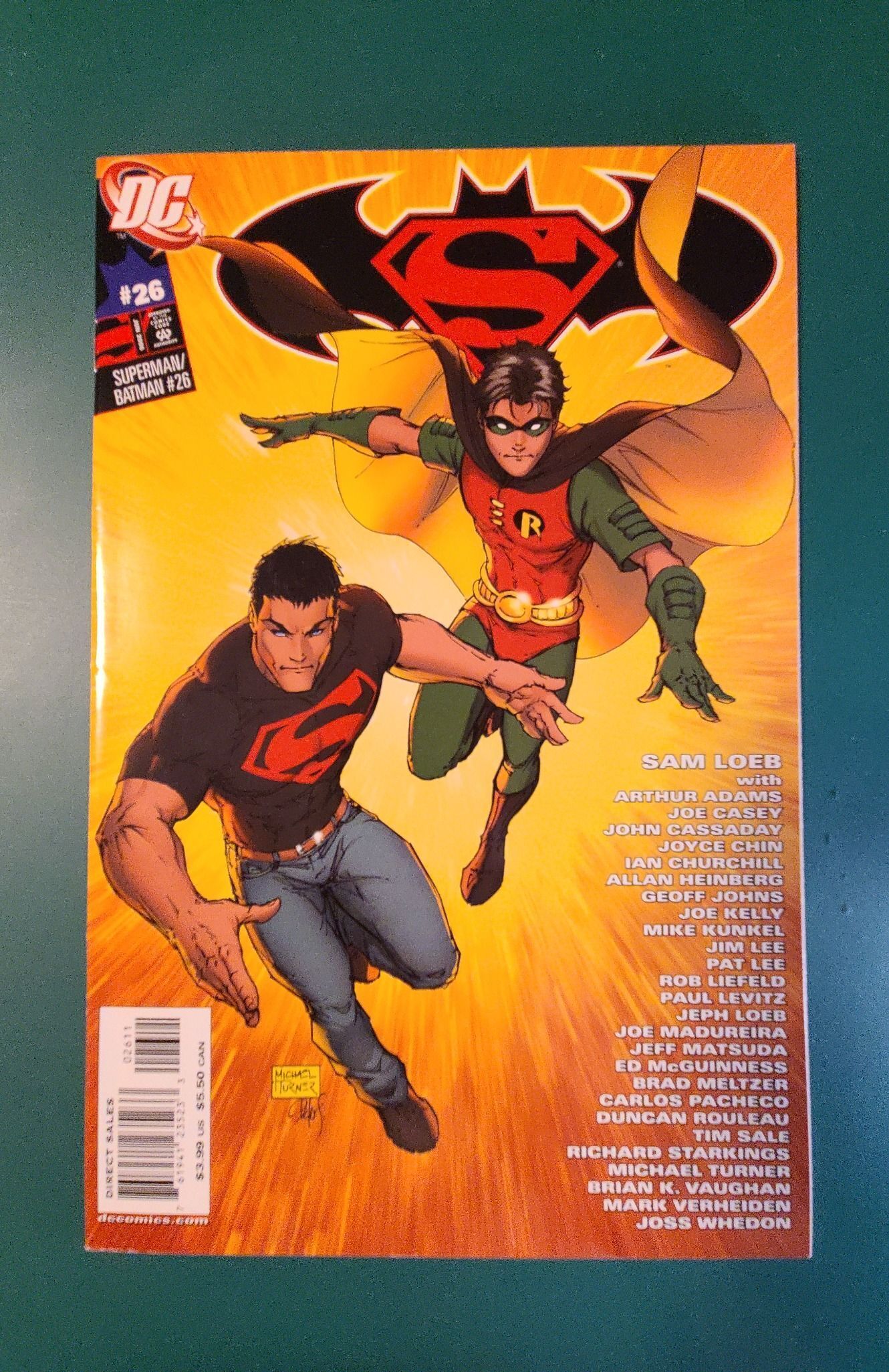 Superman/Batman #26 Robin and Superboy Cover (2006) NM | Comic Books ...