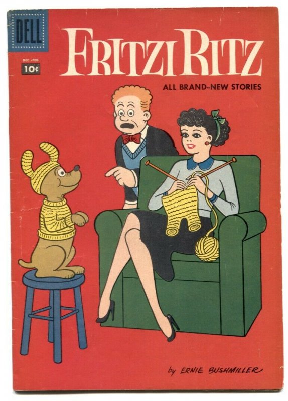 Fritzi Ritz #56 1958- 1st Dell issue- Humor comic VG | Comic Books ...