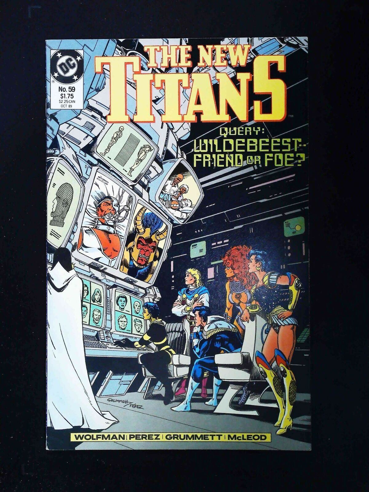 New Teen Titans New Titans #59 (2Nd Series) Dc Comics 1989 Vf/Nm ...