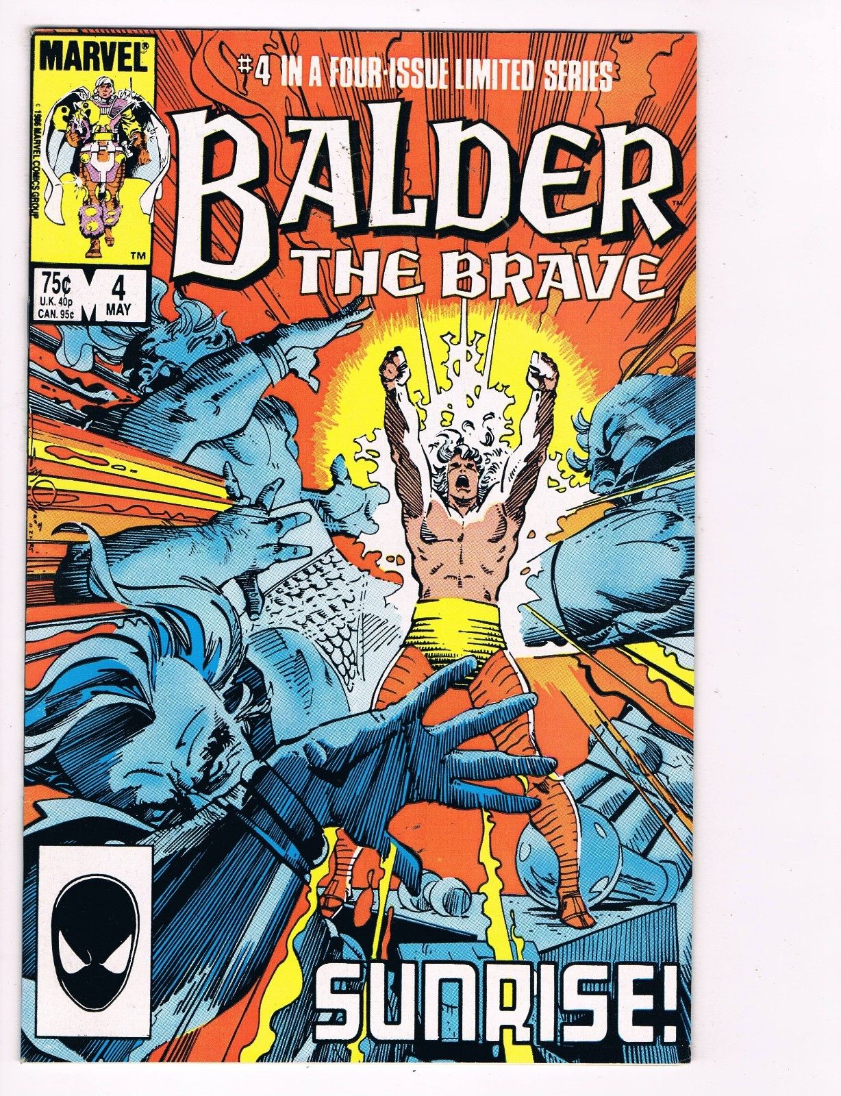 Balber The Brave # 4 Marvel Comic Books Thor Asgard Avengers Odin Loki ...