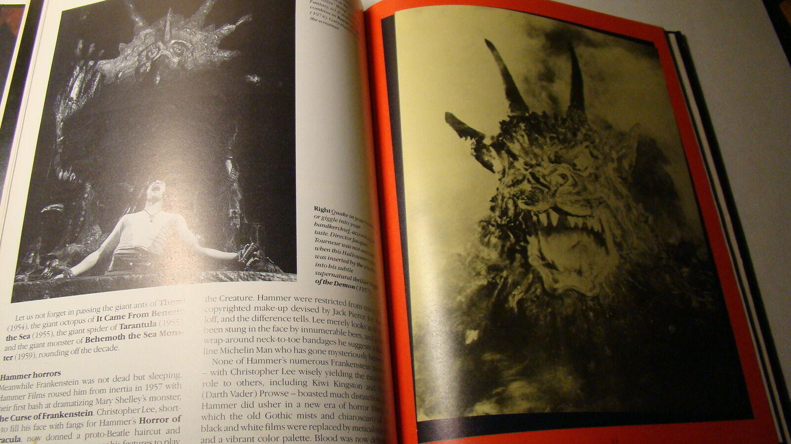 Horror Films Hardback Book *Nice Copy* 1985 Dracula Werewolf ...