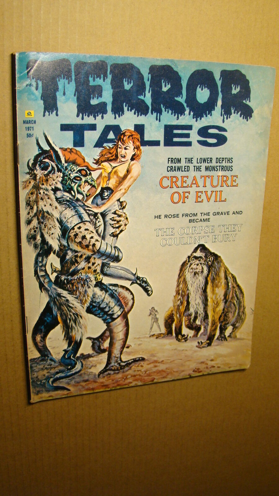 Terror Tales 2 *Solid Copy* March 1971 HTF Eerie Horror Monster | Comic ...
